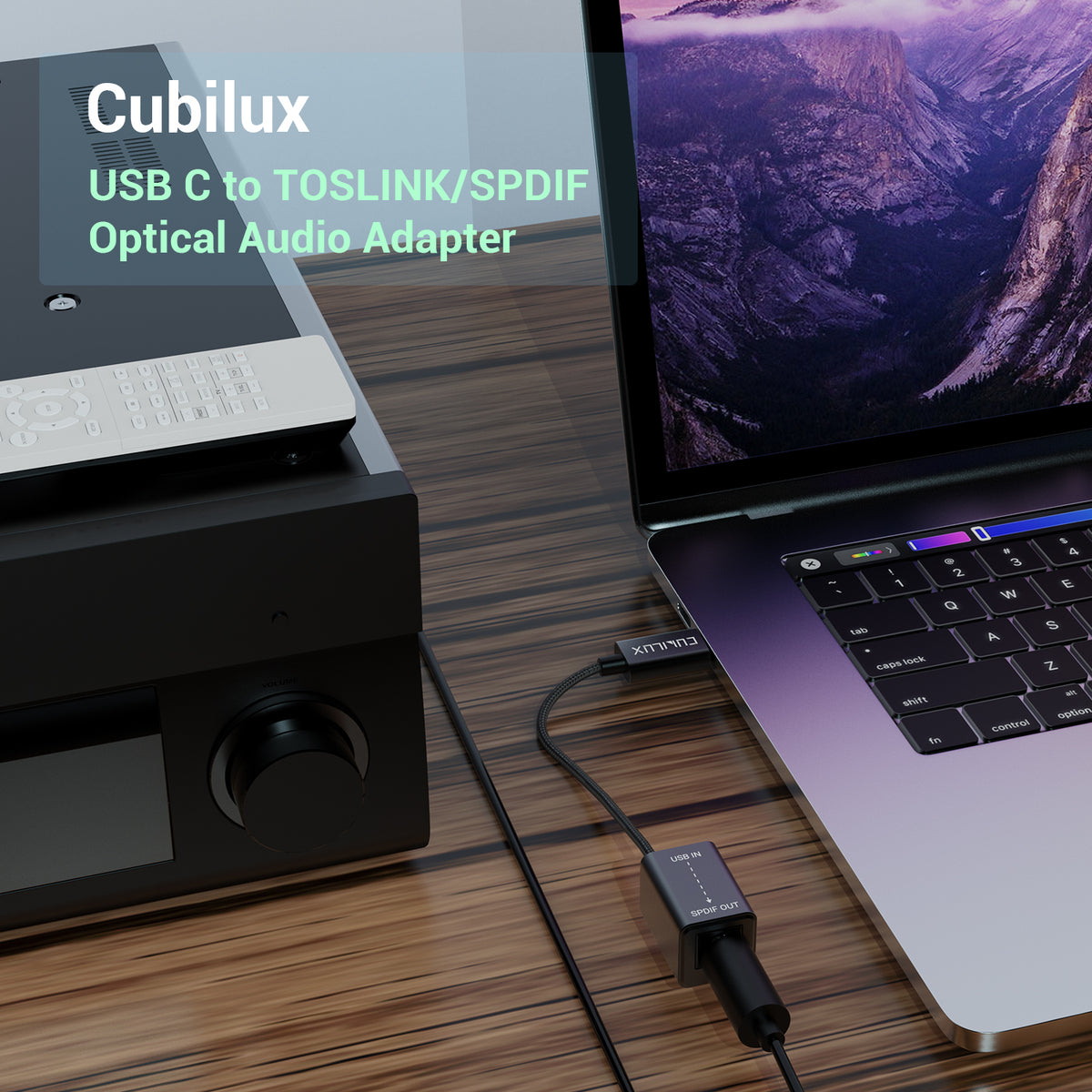 Usb C To Spdif Optical Audio Converter Cubilux