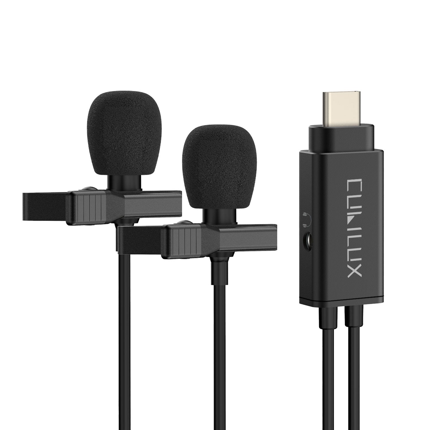 USB C Omnidirectional Dual MIC with 3.5mm Jack,MLC-3 – Cubilux