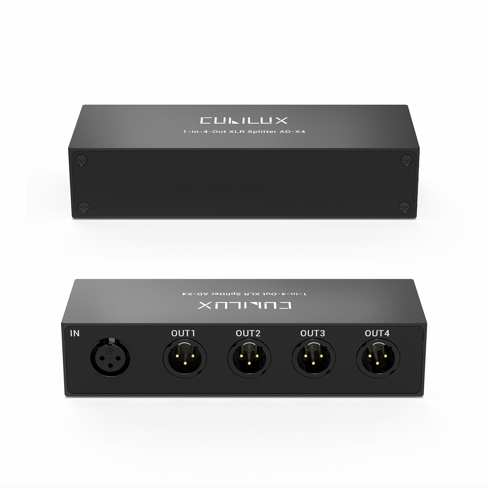 4-Way XLR Audio Passive Splitter – Cubilux