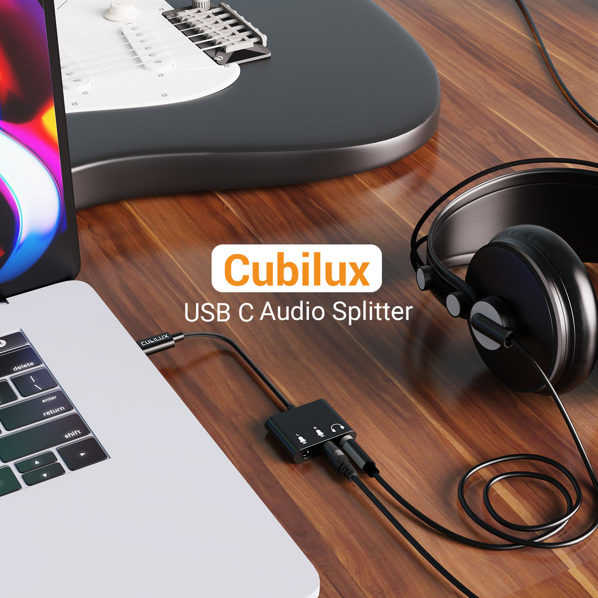 USB C to Dual 3.5mm Audio Interface – Cubilux