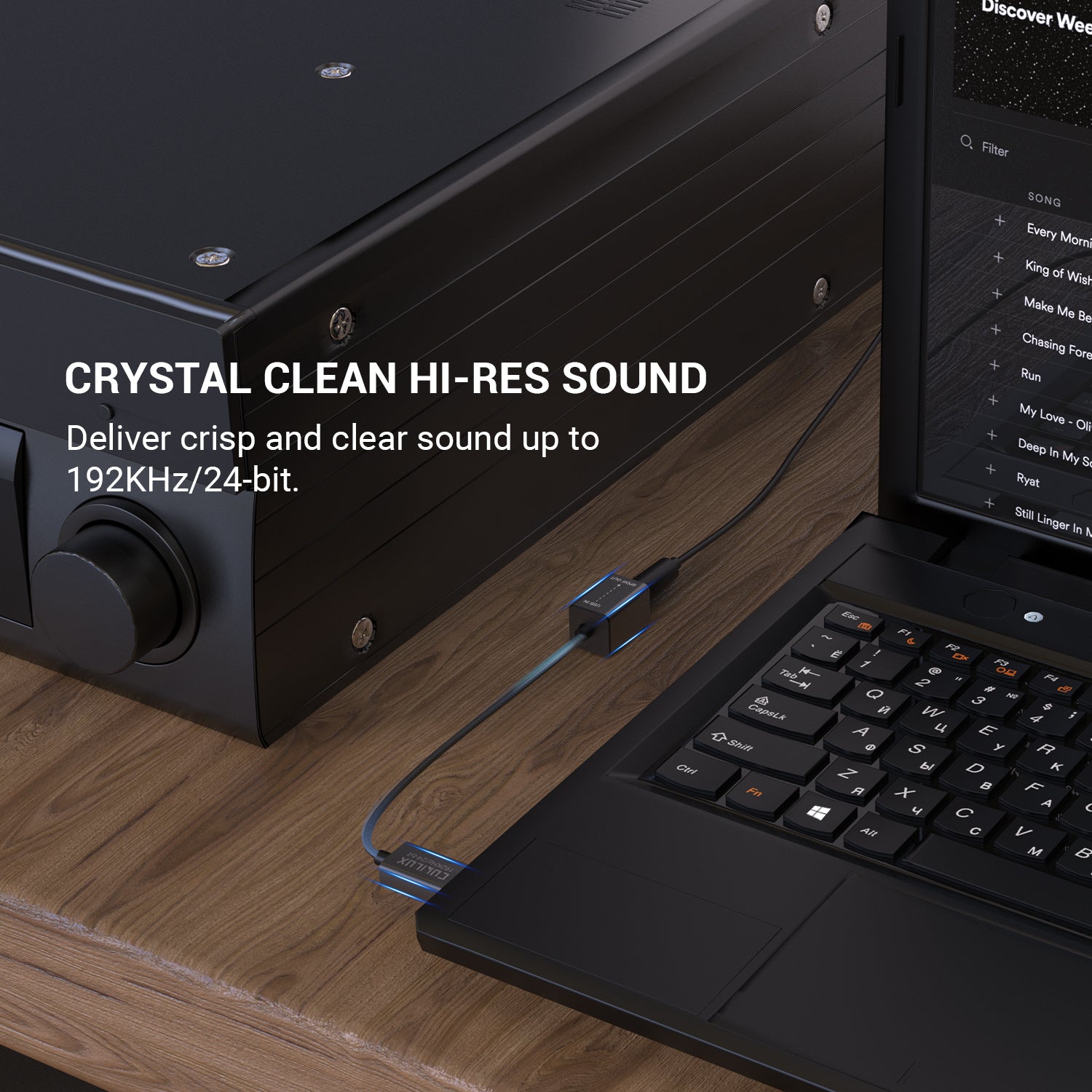 USB A to SPDIF Optical Audio Converter-Black – Cubilux