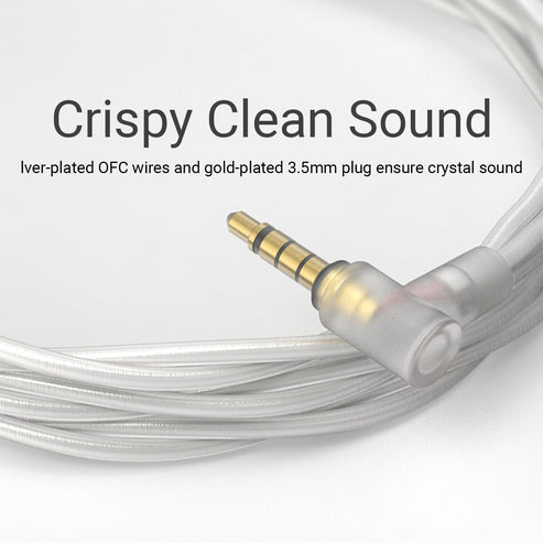 3.5mm 2-Pin 0.78mm IEM Cable with Microphone – Cubilux