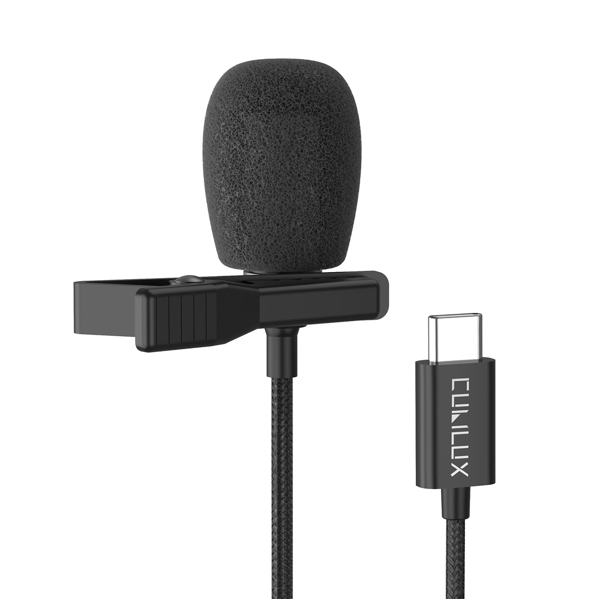 USB C Unidirectional Lavalier Microphone,MLC-12 – Cubilux
