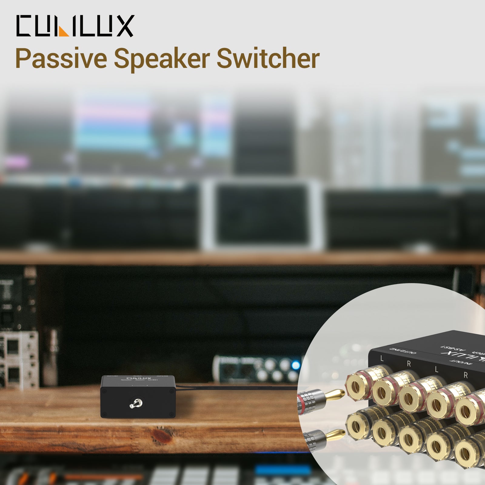 2-Channel Speaker Switcher Selector Box – Cubilux