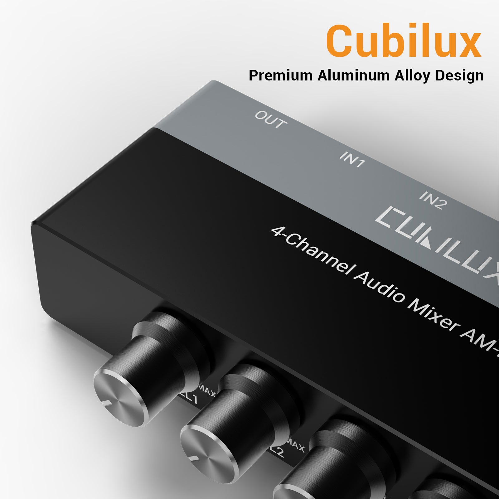 AM-K4 6.35mm Mini Audio Mixer – Cubilux